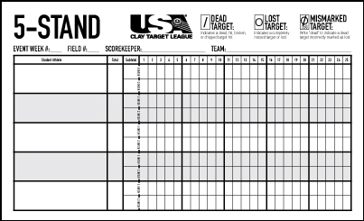 5-Stand - USA High School Clay Target League